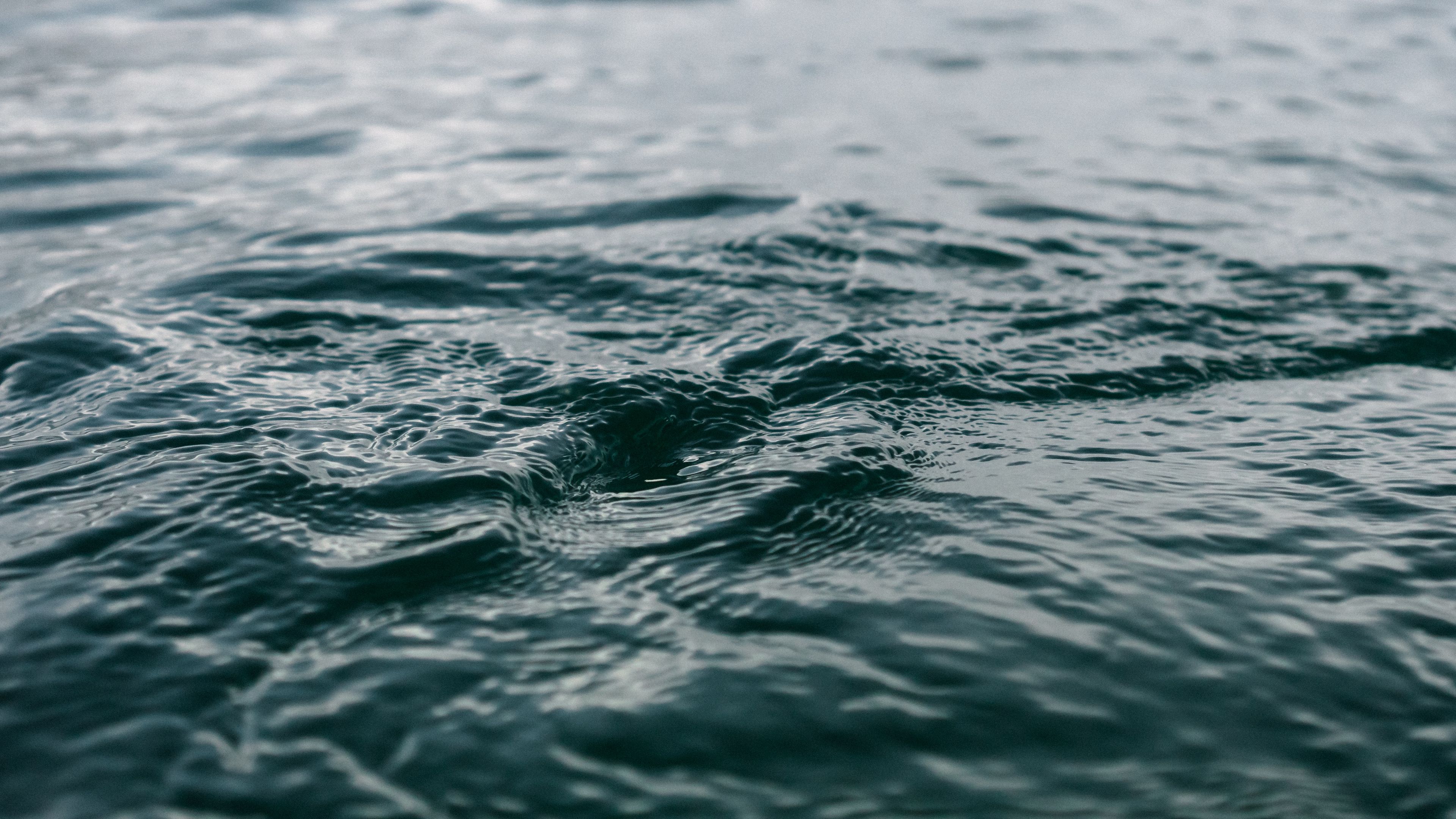 Download wallpaper 3840x2160 water, ripples, surface, blur 4k uhd 16:9 ...