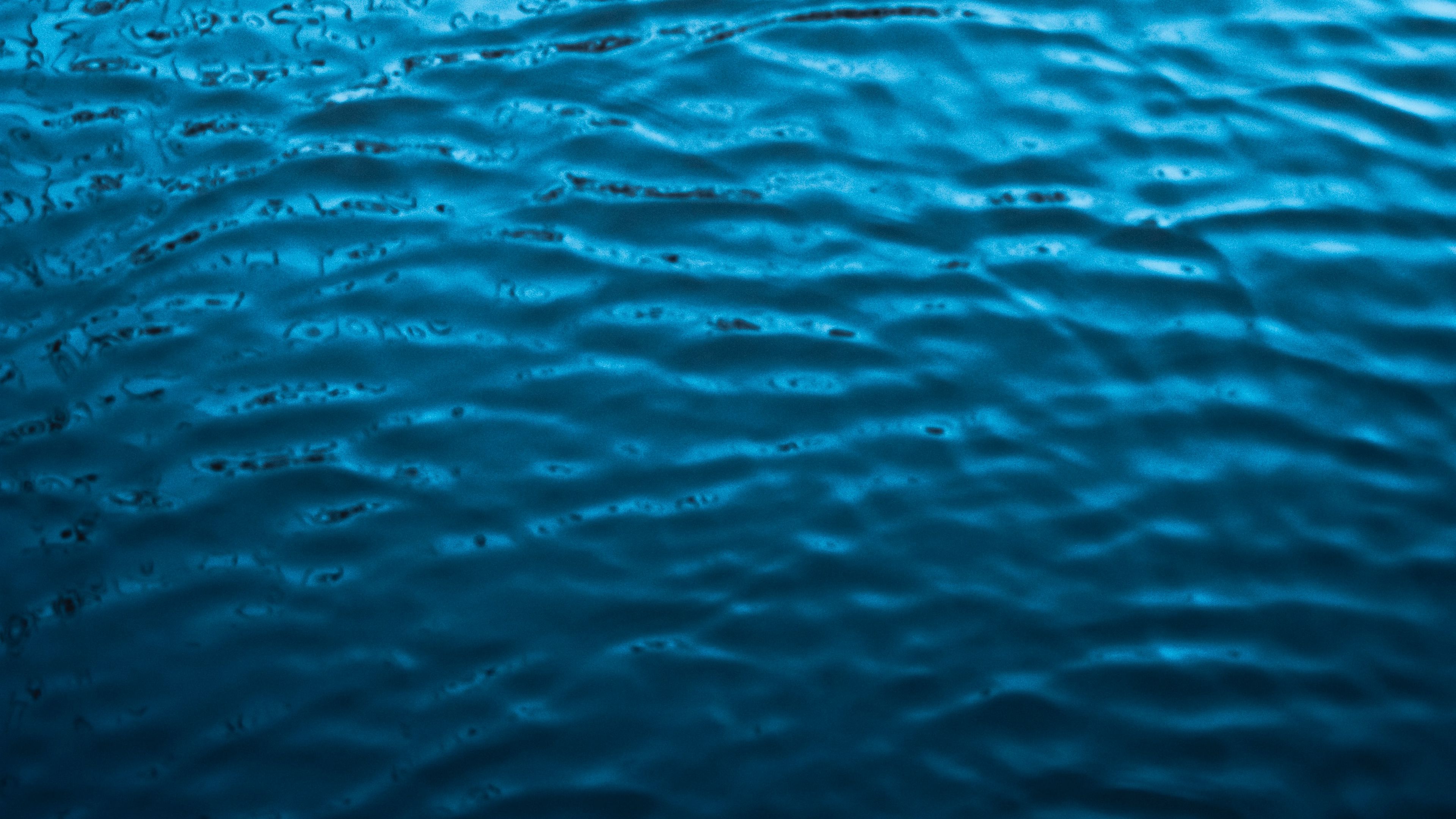 Download wallpaper 3840x2160 water, waves, ripples, texture, blue 4k ...
