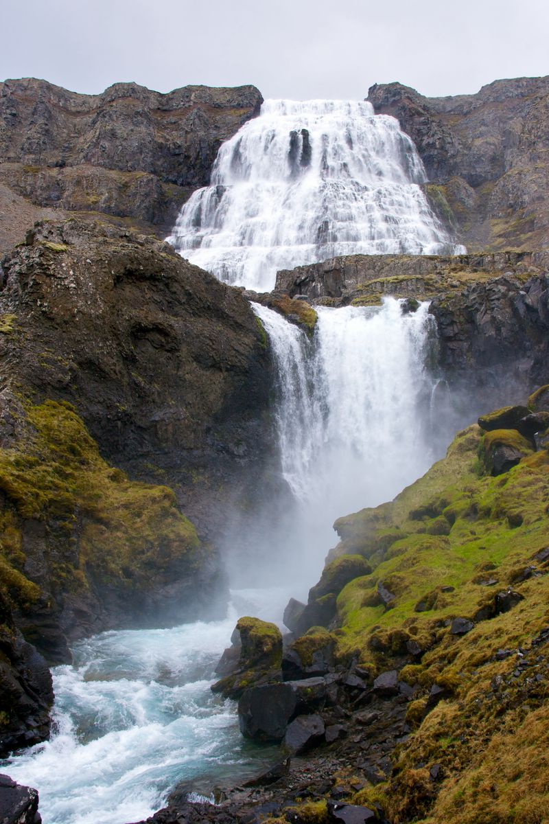 Download wallpaper 800x1200 waterfall, cascade, rocks, landscape iphone ...