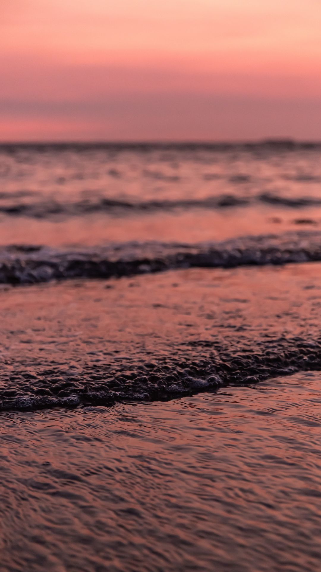 Download wallpaper 1080x1920 waves, water, sea, dusk samsung galaxy s4 ...