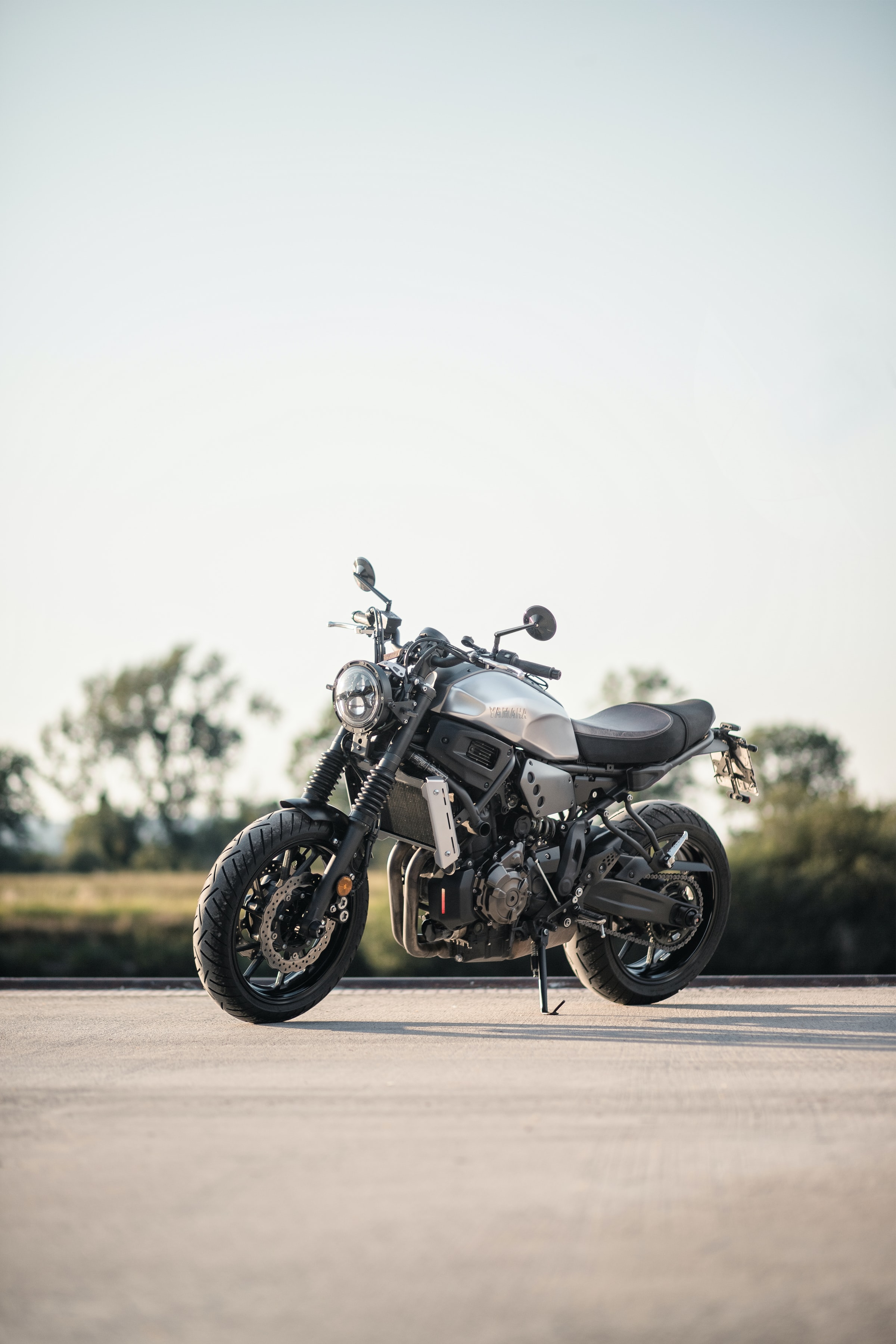 Download wallpaper 2400x3600 yamaha, bike, motorcycle, side view ...