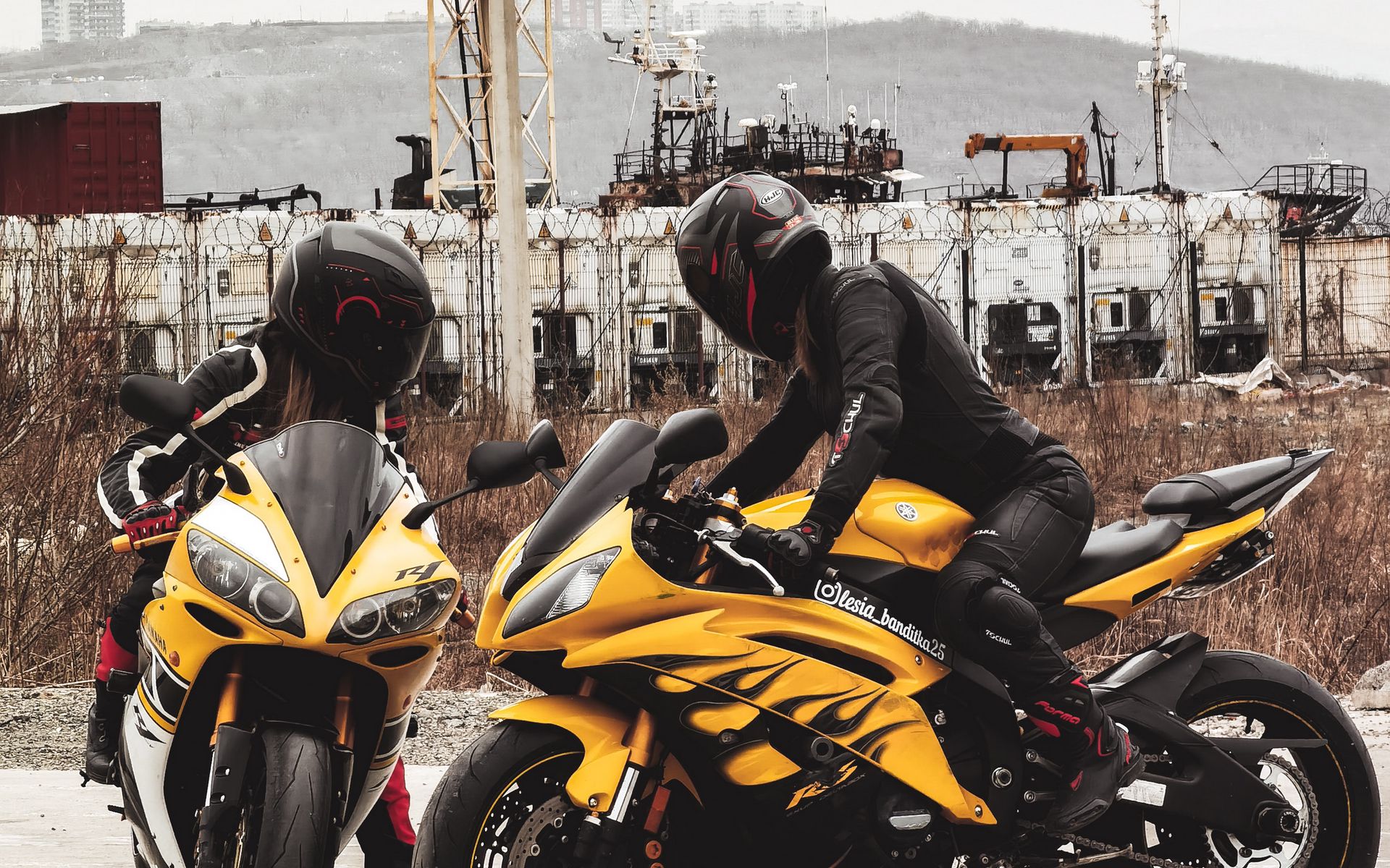 Download wallpaper 1920x1200 yamaha, motorcycles, bikes, yellow ...